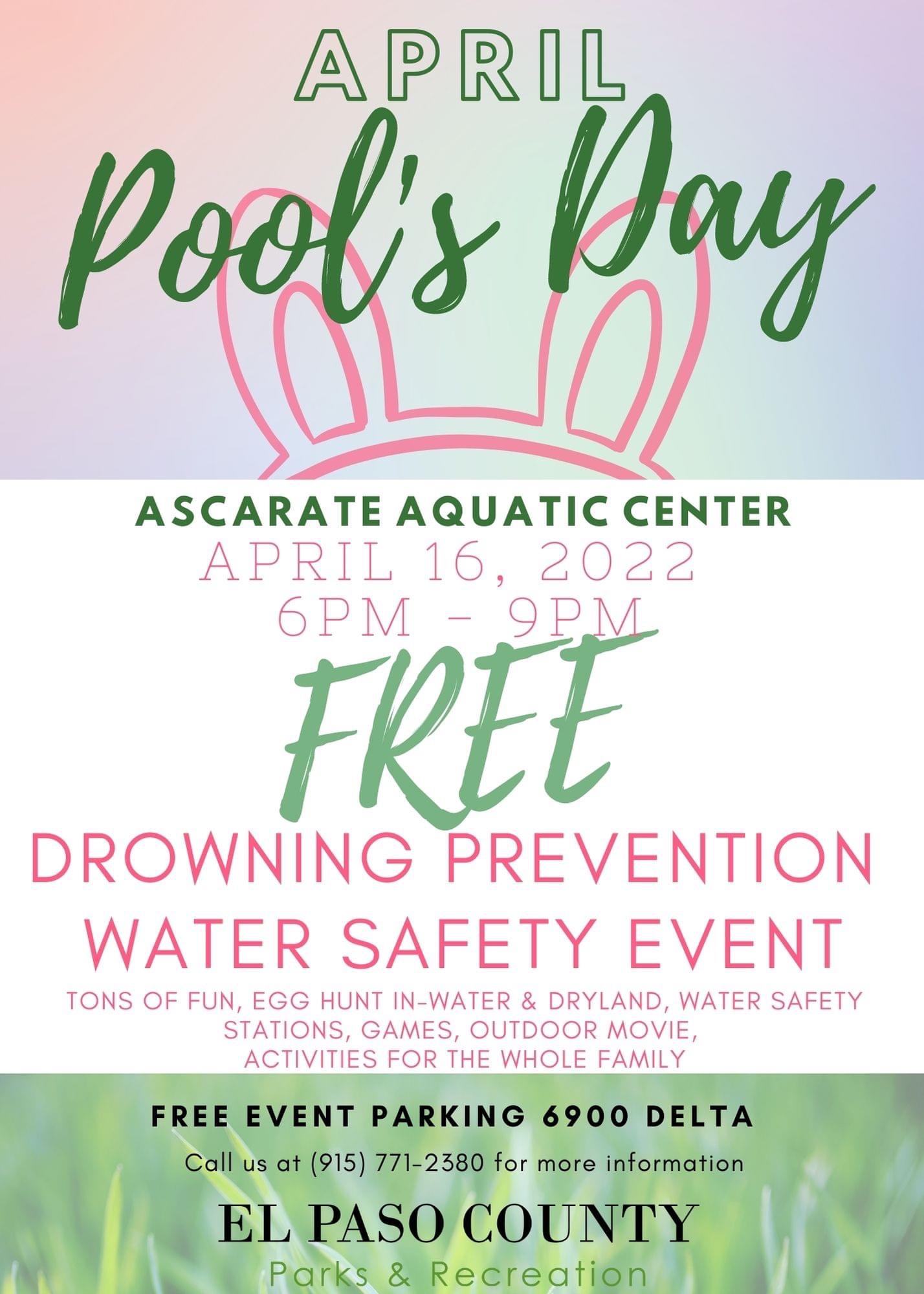 April Pools Month 2022 - Drowning Prevention Coalition of El Paso, Texas